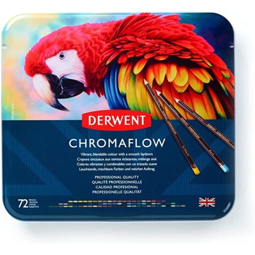 Boîte de 72 crayons Chromaflow - Derwent - Creastore