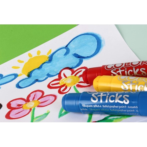 Set de 6 sticks de gouache solide - Creastore
