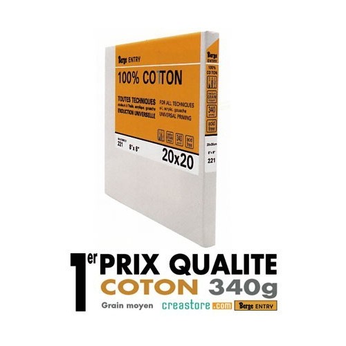 Châssis entoilé en coton pas cher, bon qualité/prix - Berge - Creastore